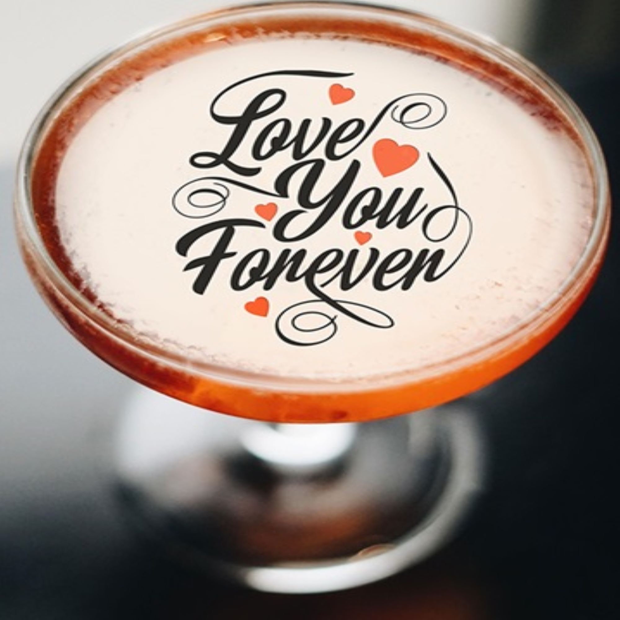 Monogram Edible Drink Cocktail Toppers Any Letter Theme Photo - Etsy