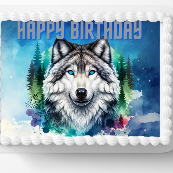 Wolf Cake - Etsy