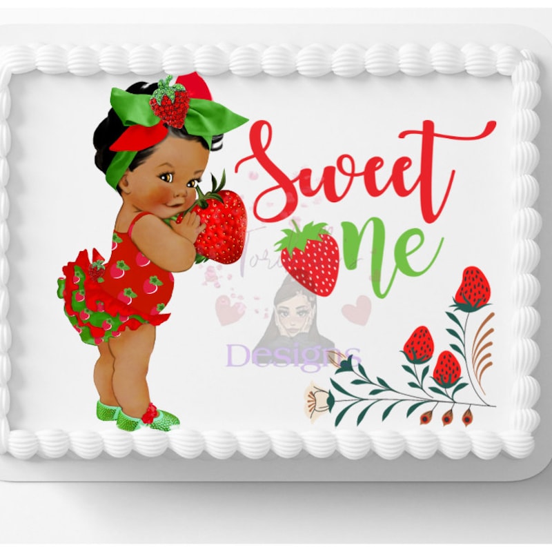 Black Strawberry Shortcake Image - Etsy