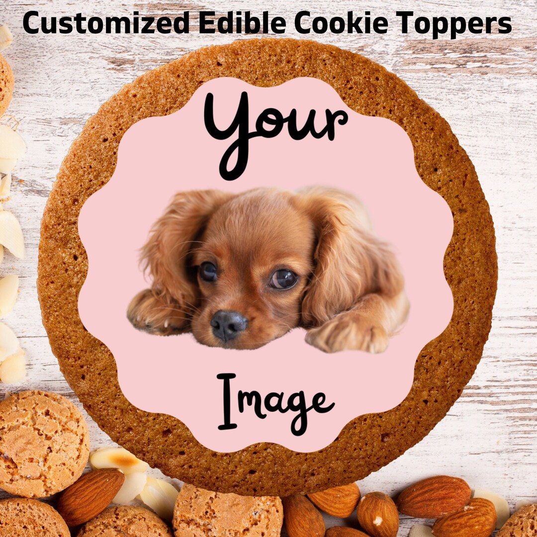 Customized Personalized Edible Cookie Toppers, Photo Edible Image, Baby ...