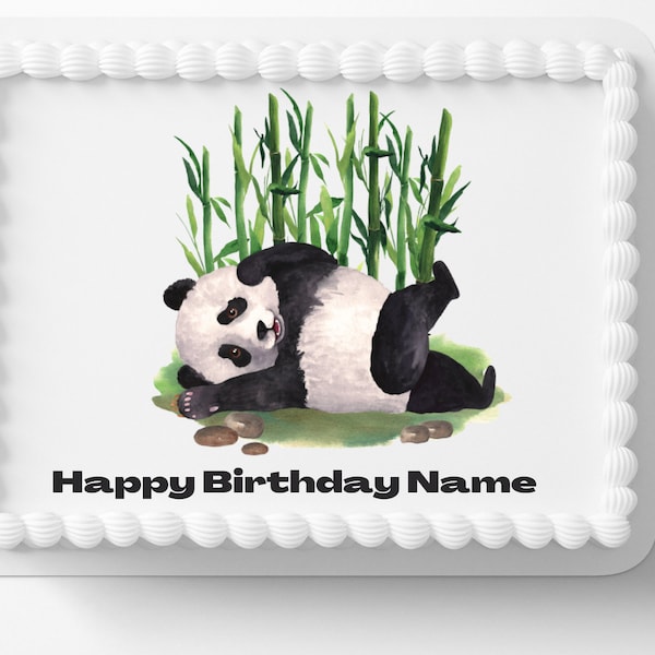 Panda Cake Topper - Etsy