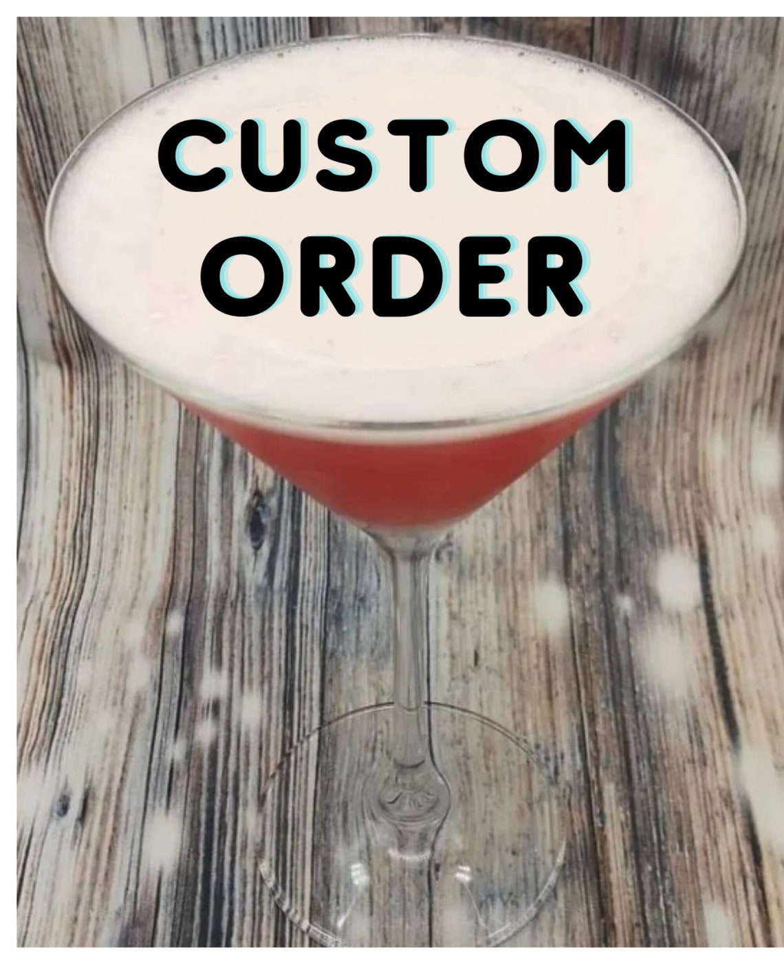 Custom Edible Drink Cocktail Toppers Edible Funny Image Beverage Float ...