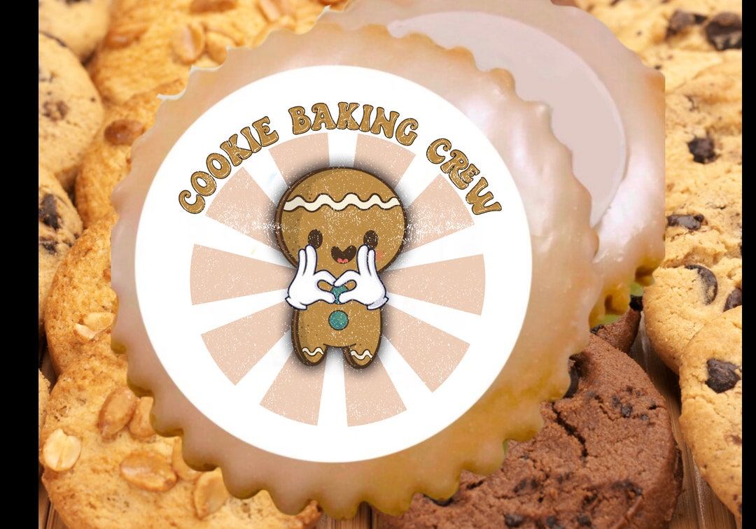 Cookie Baking Crew Edible Cookie Toppers, Photo Edible Image ...