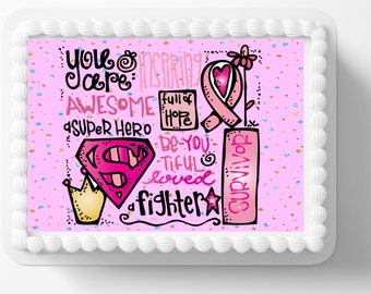 Breast Cancer Cake - Etsy