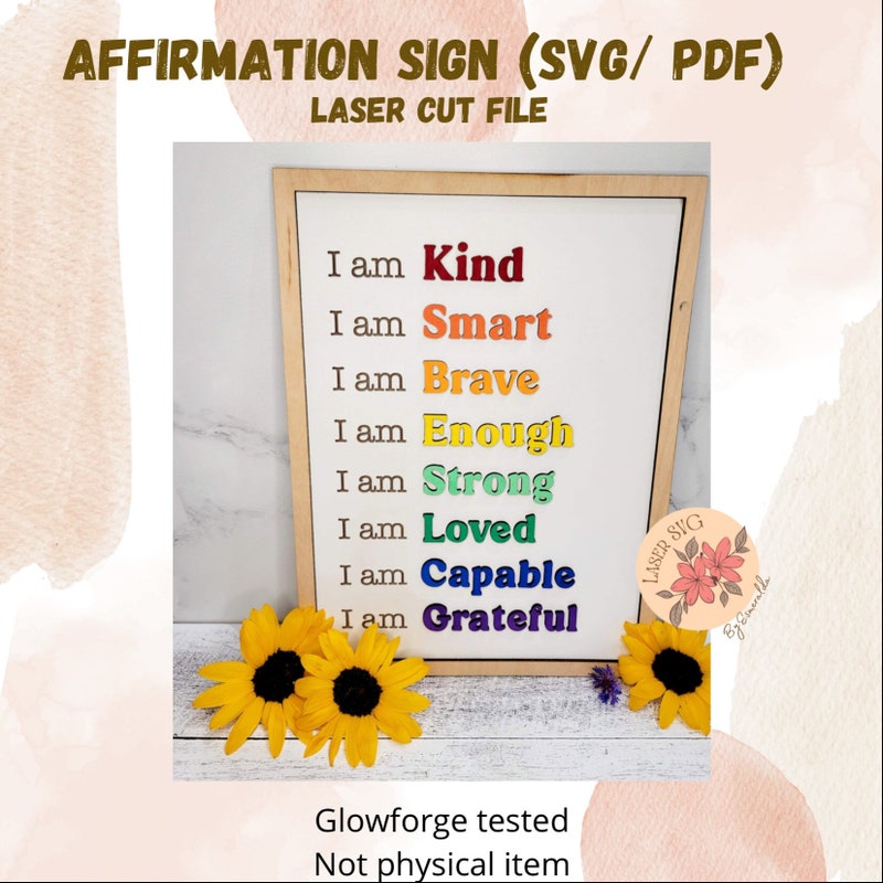 Affirmation Sign - Etsy