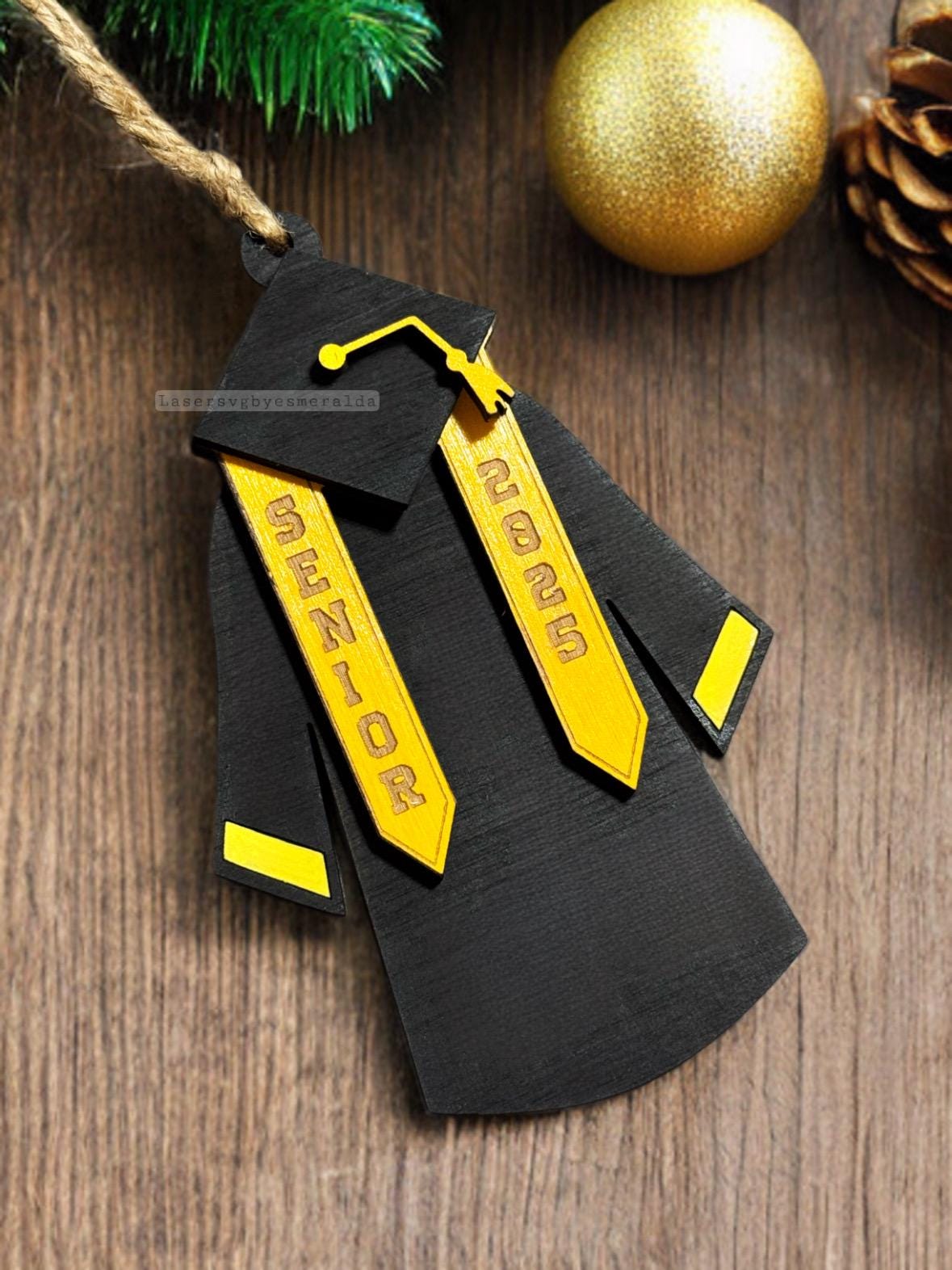 2026 Graduation Ornament, Laser Cut SVG/PDF File, Senior Name Tag - Etsy