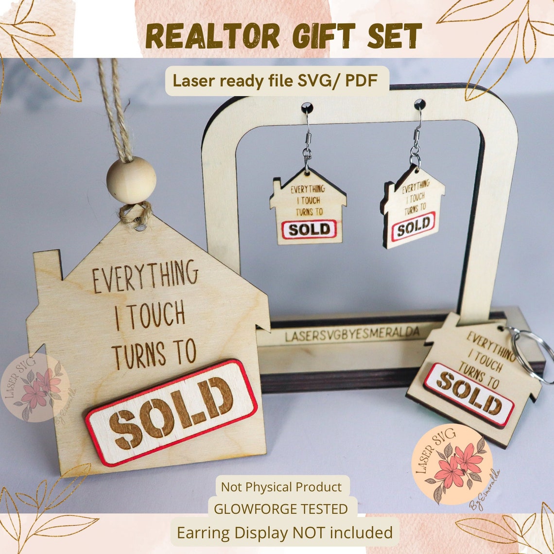 DIGITAL FILE Realtor Ornament Realtor Keychain Realtor - Etsy