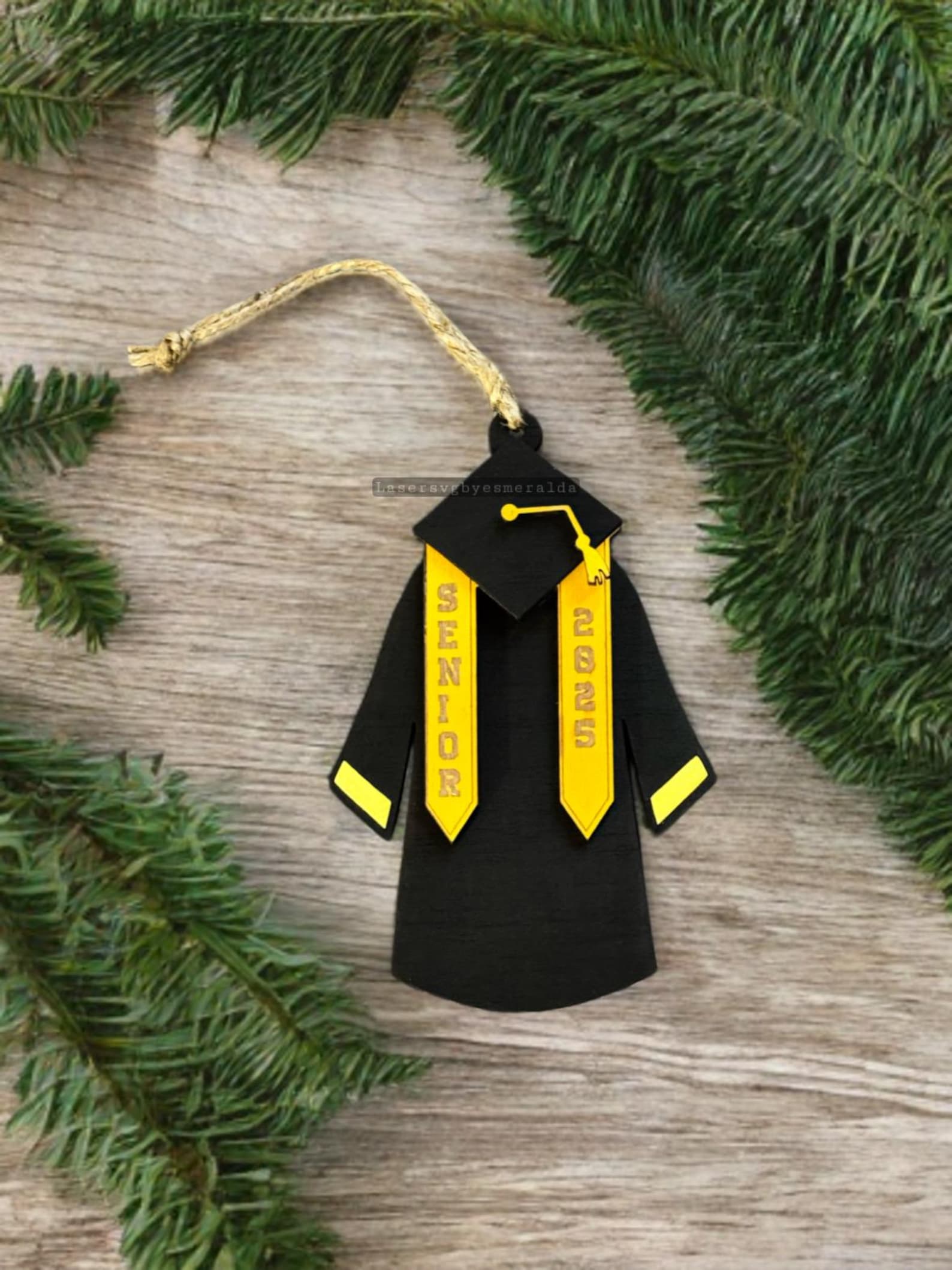 2026 Graduation Ornament, Laser Cut SVG/PDF File, Senior Name Tag - Etsy