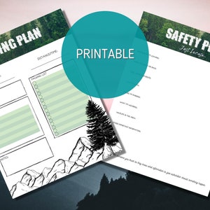 Hike Planner, Printable, Hiking Safety, Adventure Planner, Safety Plan ...