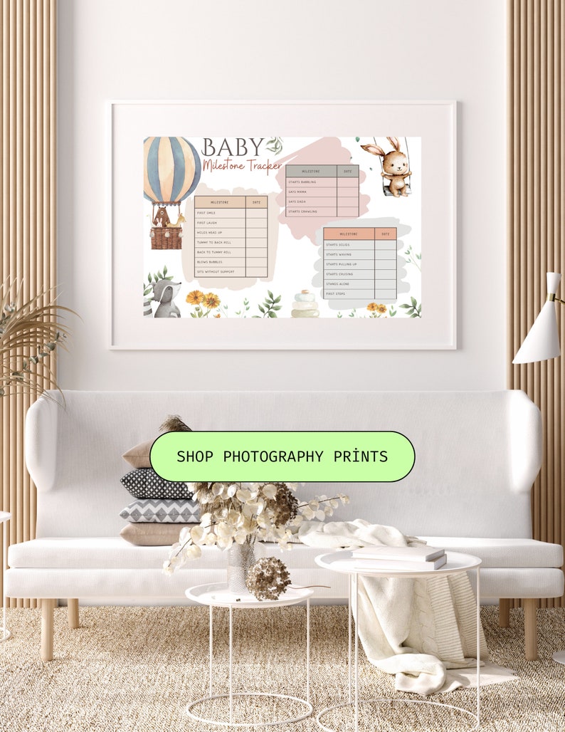 The Ultimate Baby Milestone Tracker Track Growth Printable - Etsy