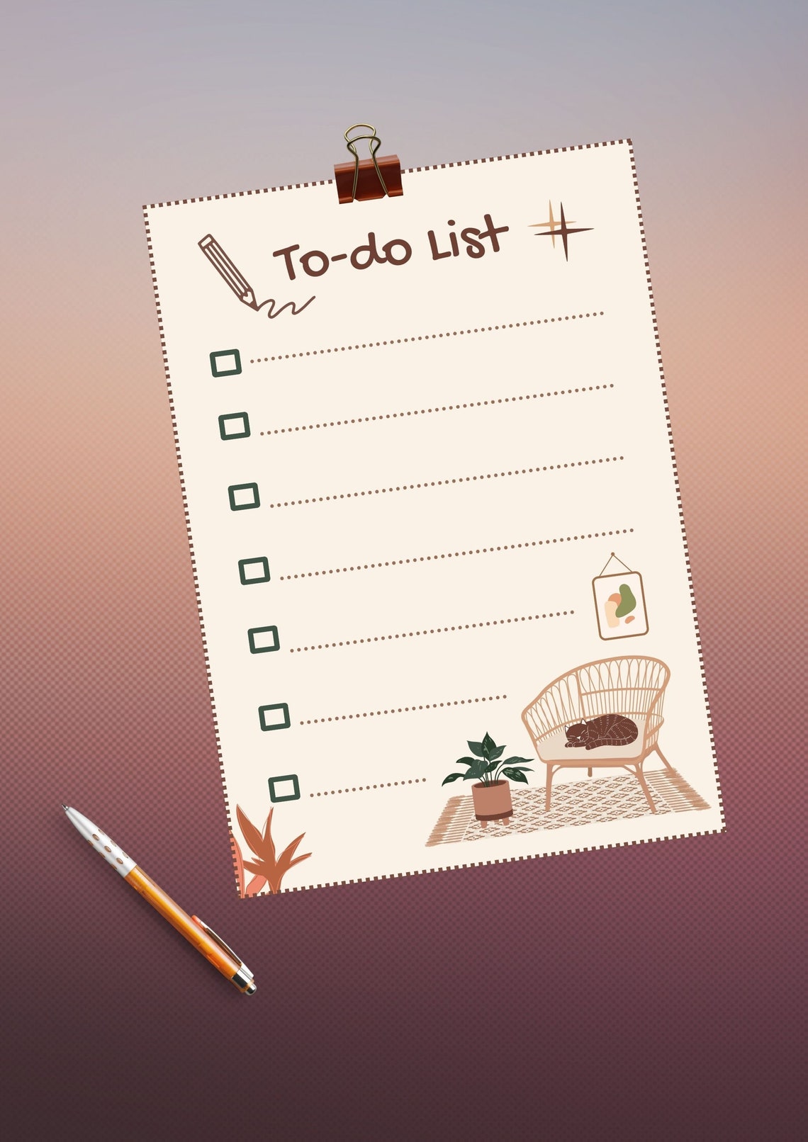Blank to Do List Printable, Weekly to Do List, to Do List, To-do List ...
