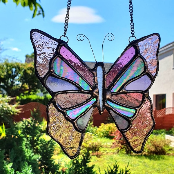 Stained Glass Butterfly - Etsy