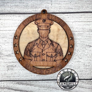 US Marine Corps, Engraving File for Laser Cutting | Military SVG ...