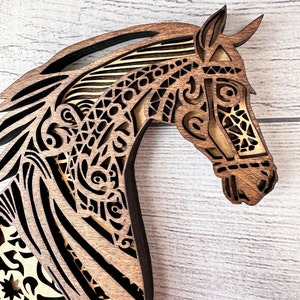 Horse SVG, Laser Cut Project, DIY SVG, Cutting Machine, Glowforge ...
