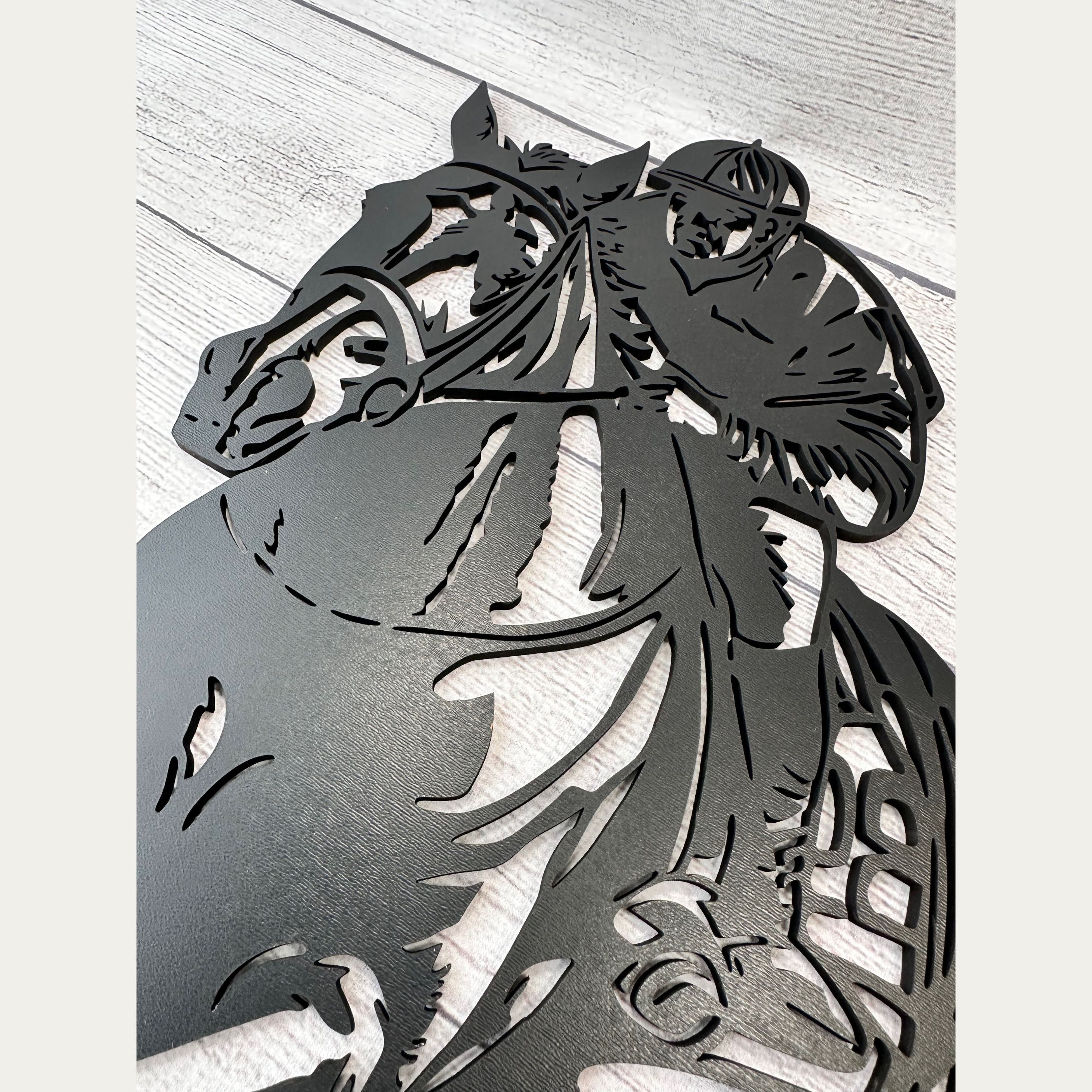 Race Horse SVG Laser Cut Project DIY SVG Cutting Machine - Etsy UK