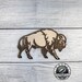 Buffalo SVG File – Laser Cut Buffalo Outline and Solid Buffalo Shape ...
