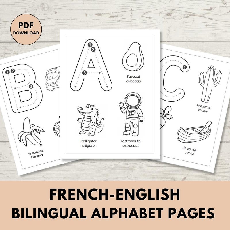 French Alphabet - Etsy
