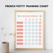French Potty Training Chart, Tableau D’entraînement à La Propreté ...