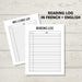 Bilingual Summer Book Bingo, French Reading Activity (PDF) - Etsy