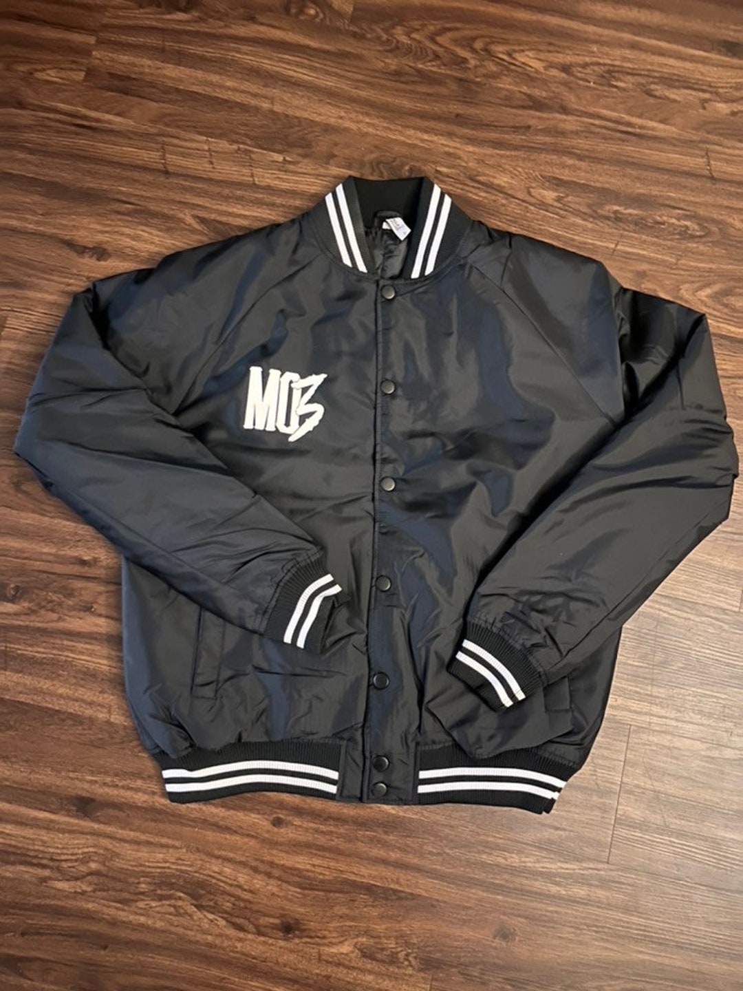 Mo3 Black Varsity Jacket - Etsy