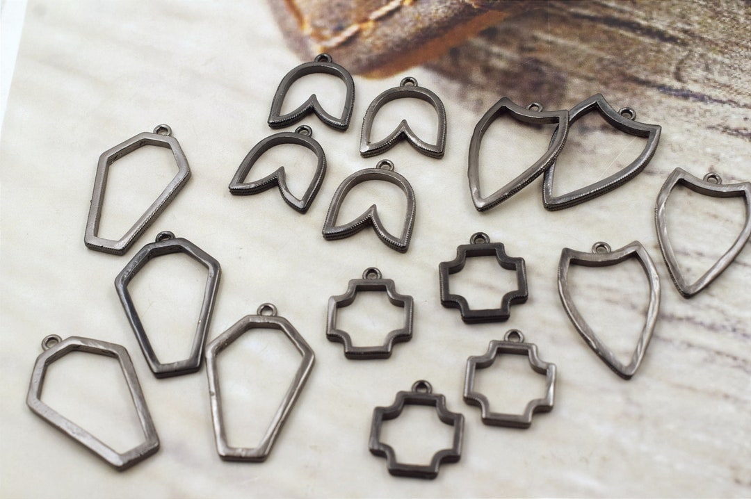 Open Bezel for Resin. Open Bezel for Resin Jewelry. Bezel Frame for ...