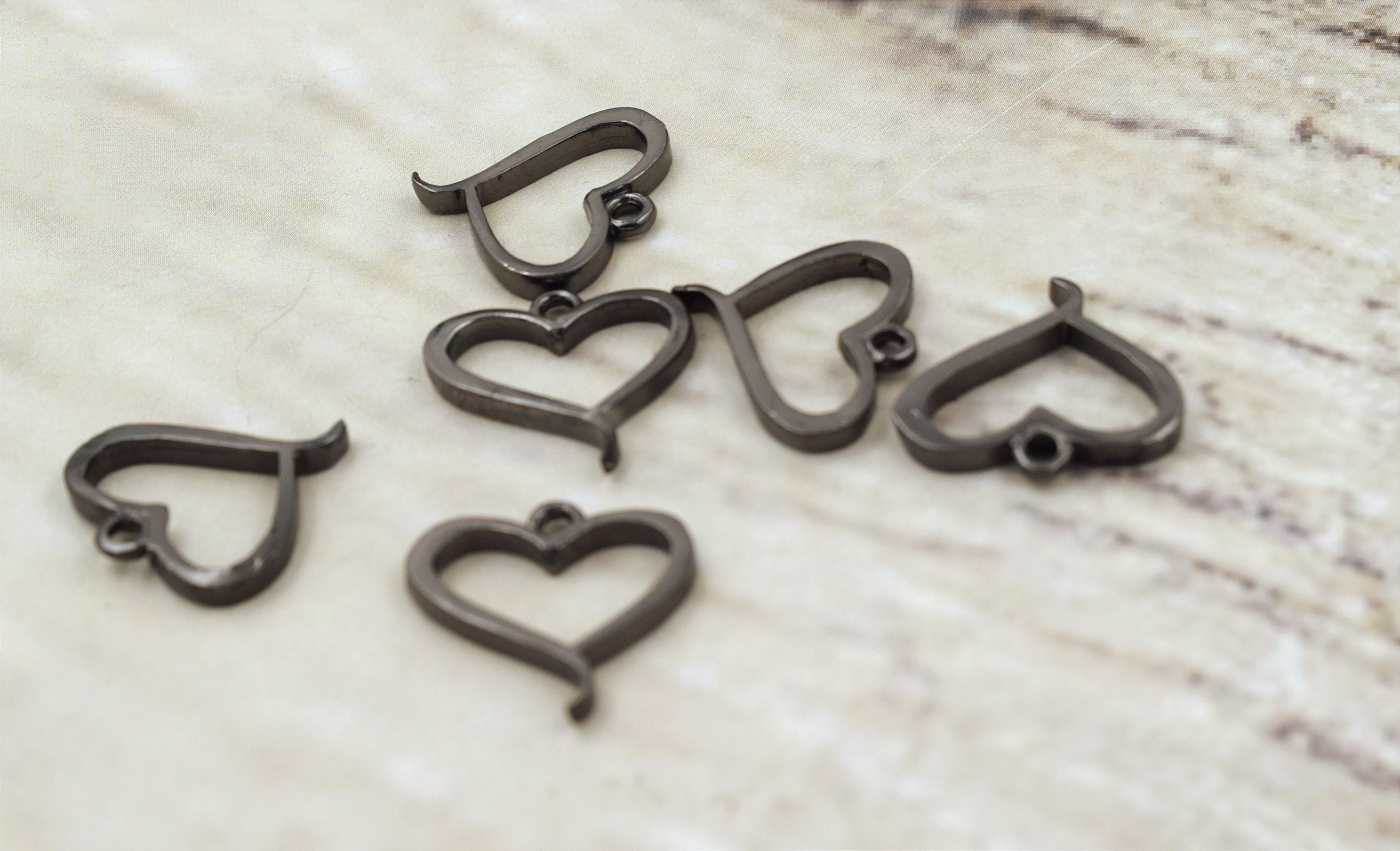 22x23mm Heart Bezel for Jewelry Making Bezel for Resin Craft Bezel ...