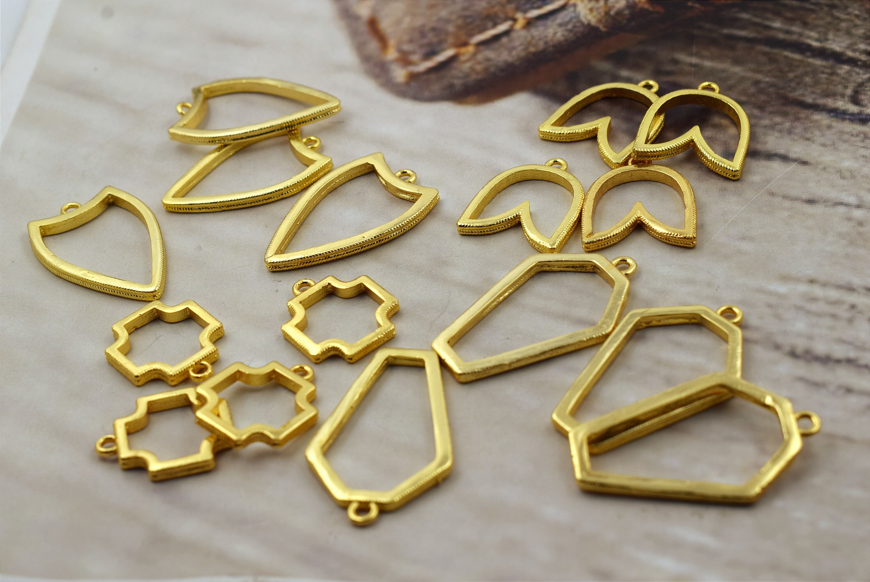 Open Bezel for Resin. Open Bezel for Resin Jewelry. Bezel Frame for ...