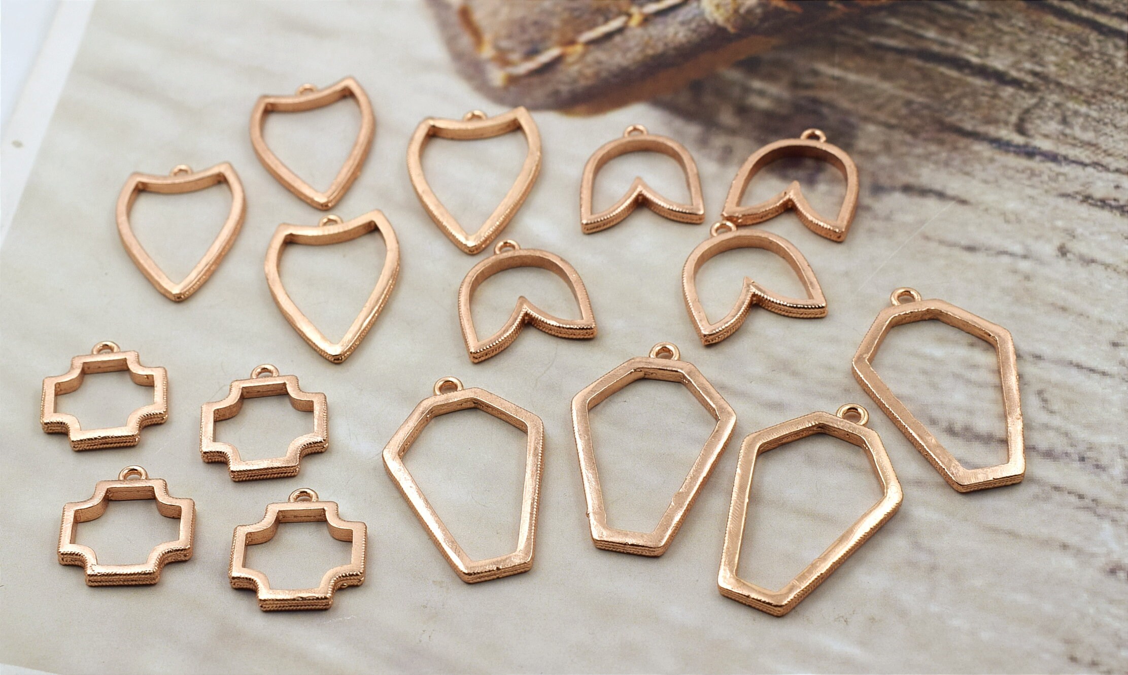 Open Bezel for Resin. Open Bezel for Resin Jewelry. Bezel Frame for ...