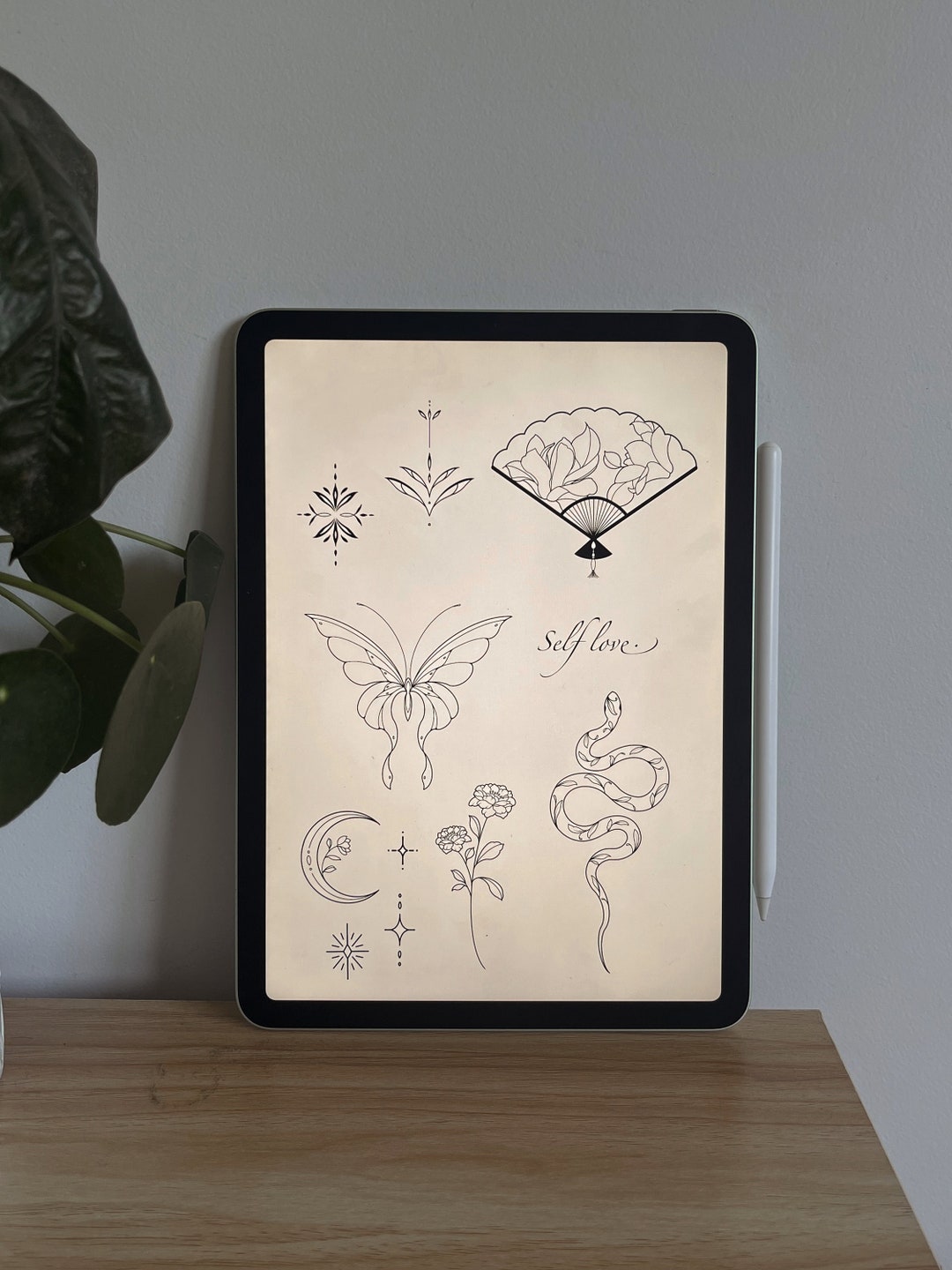 Tattoo Design Bundle | Sticker Style Tattoo - Etsy