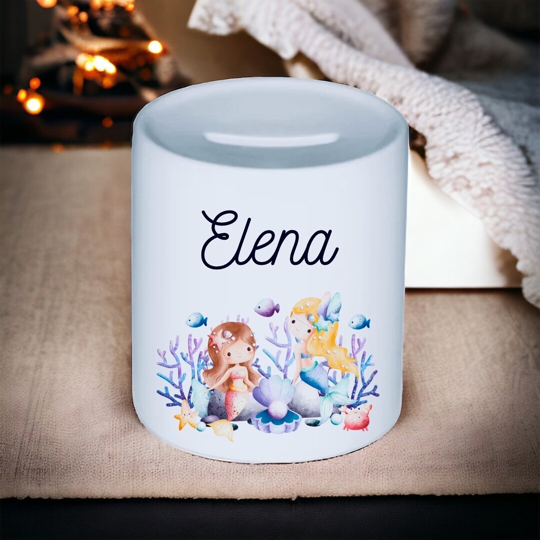 Mermaid Money Box - Etsy