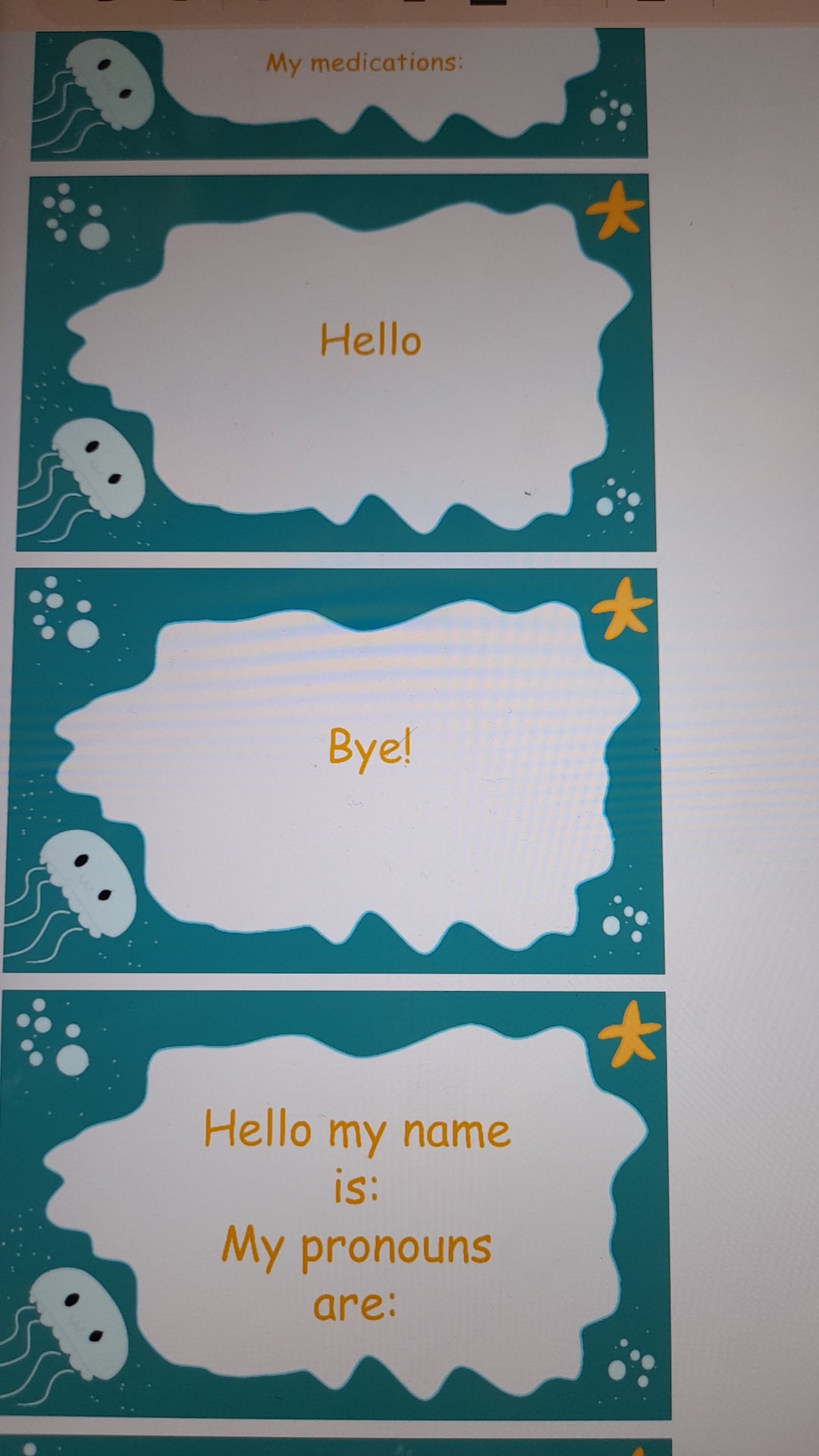 Autistic/non Verbal Communication Cards - Digital Copy - Etsy