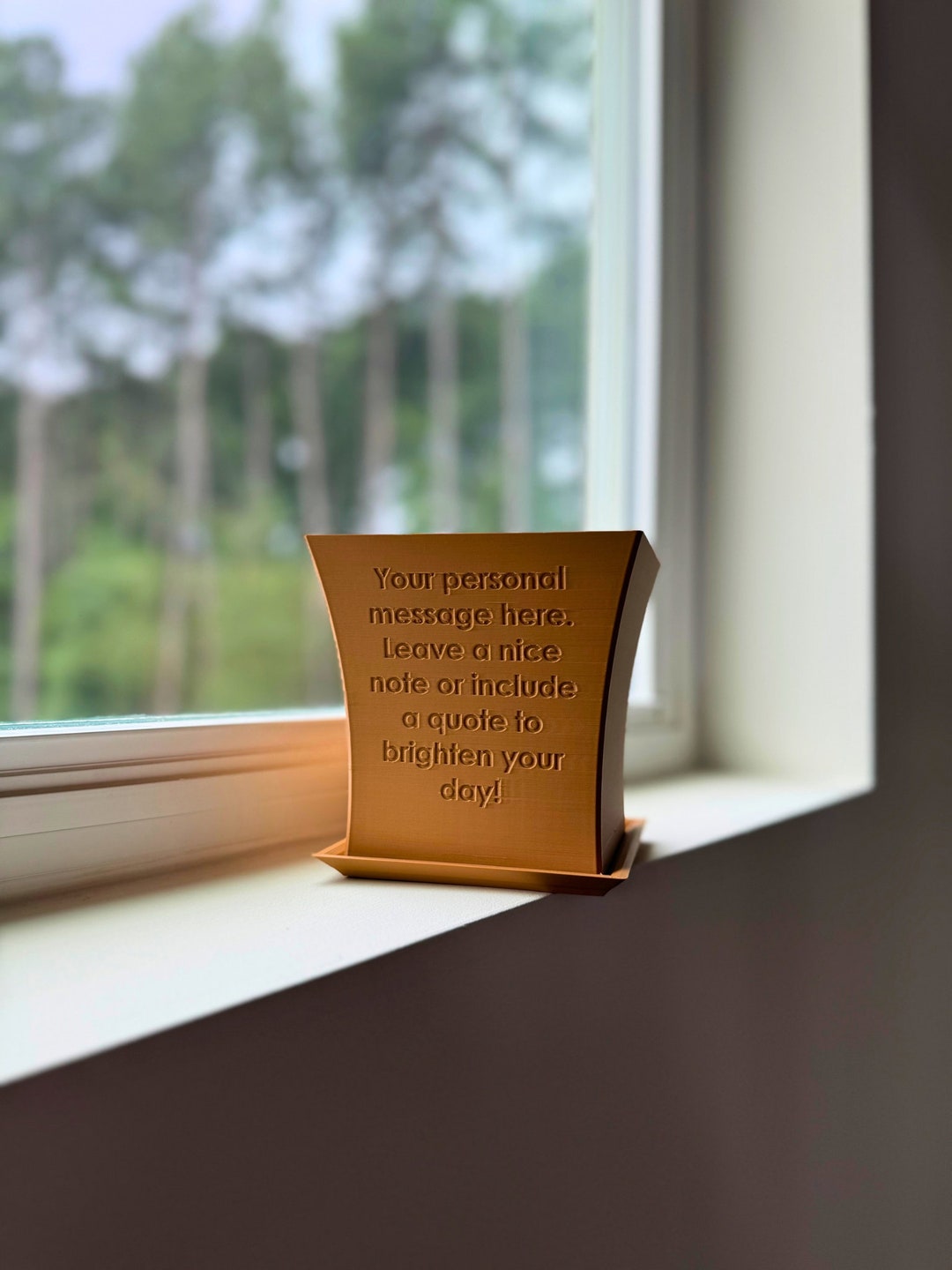 The Message Planter - 3D Printed Personalized Pot With Drainage Holes ...