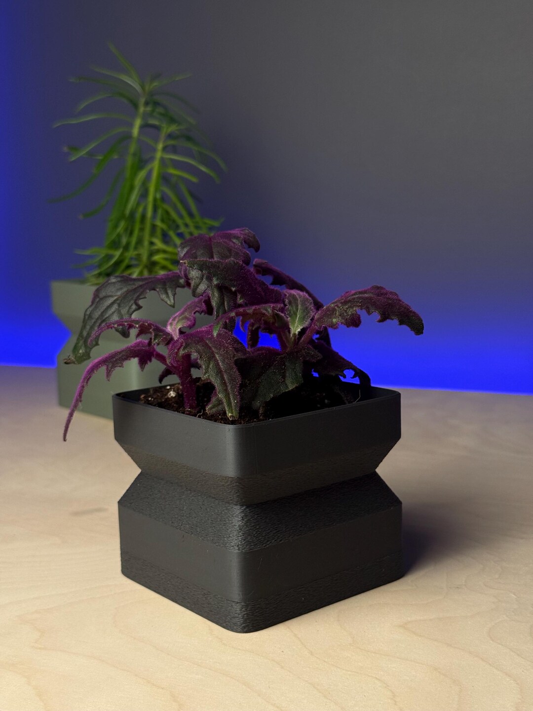 The Mesa Pot – 3D Printed Modern Planter With Natural Stone Texture ...