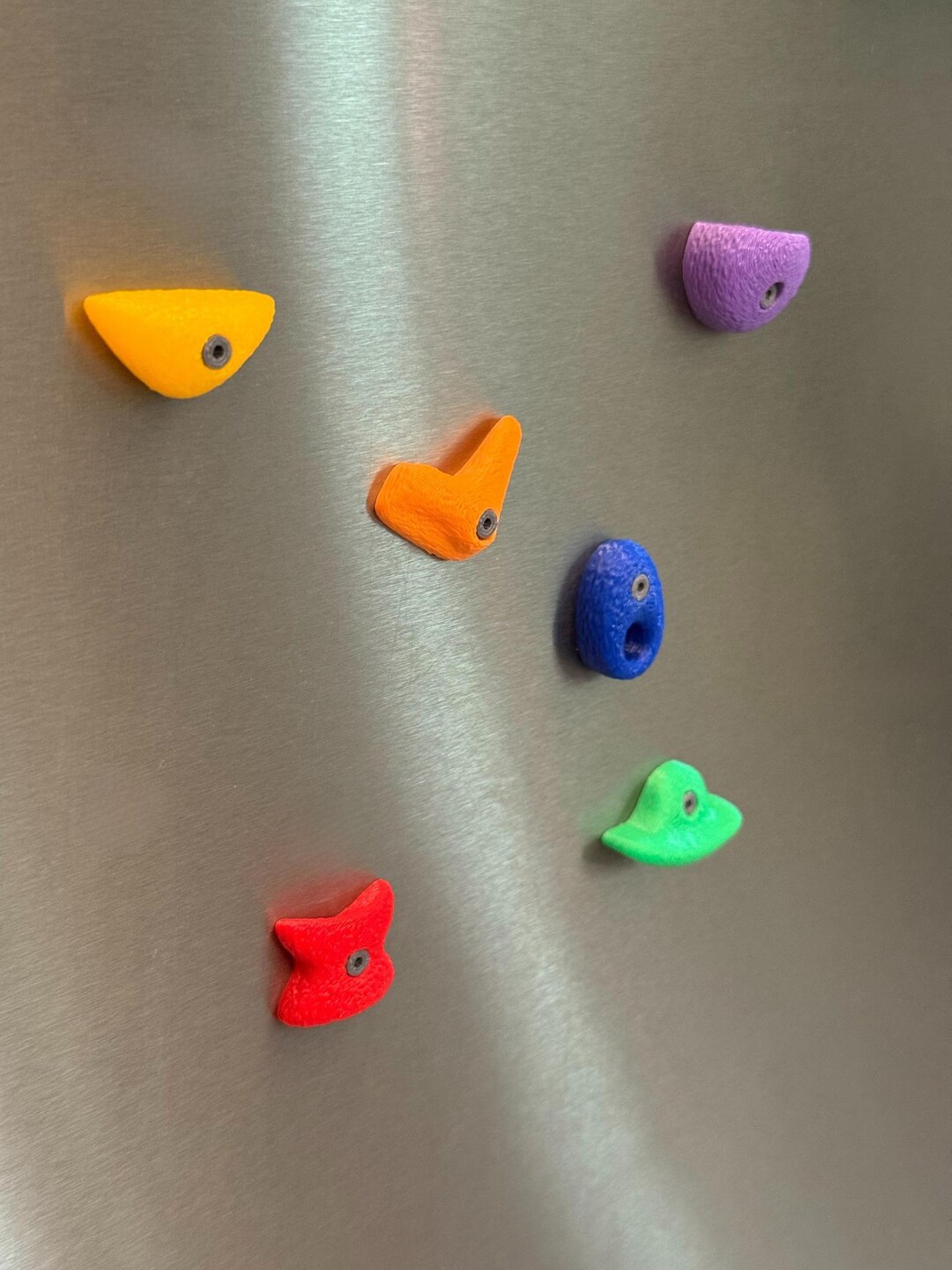 Mini Rock Climbing Wall Magnets – 3D Printed Climbing Holds for Fridge ...