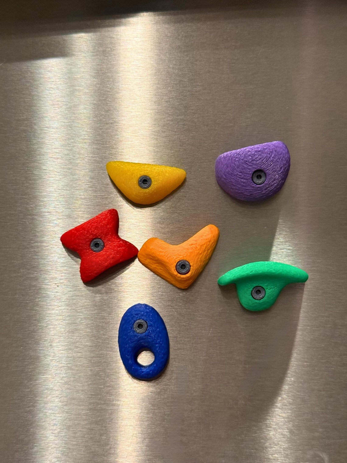 Mini Rock Climbing Wall Magnets – 3D Printed Climbing Holds for Fridge ...