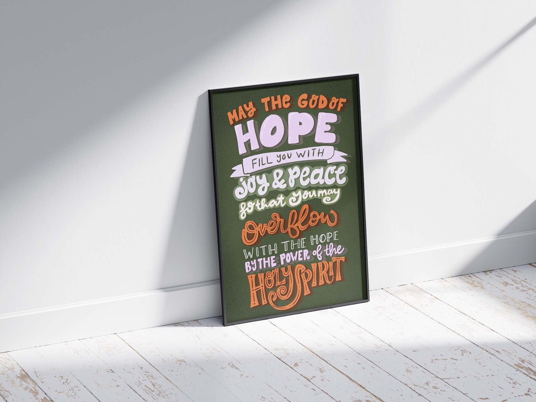 Overflow With Hope | Digital Art | Studio Jeddy - Etsy