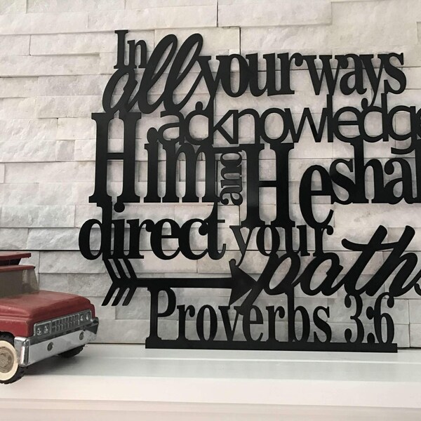 Acknowledge Him - Etsy