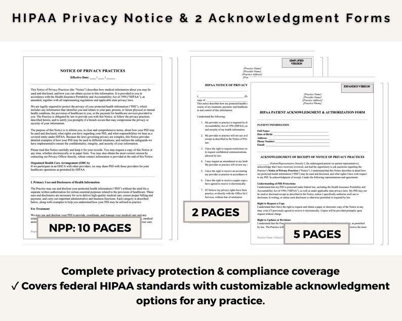 Telehealth Consent Form Bundle | Editable Telemedicine Informed Consent ...
