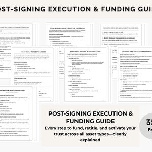 Living Trust Template: Editable Revocable Family Trust Kit, Power of ...
