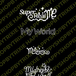 ILLIT Super Real Me Logo Digital Files (including Songs Magnetic, My ...