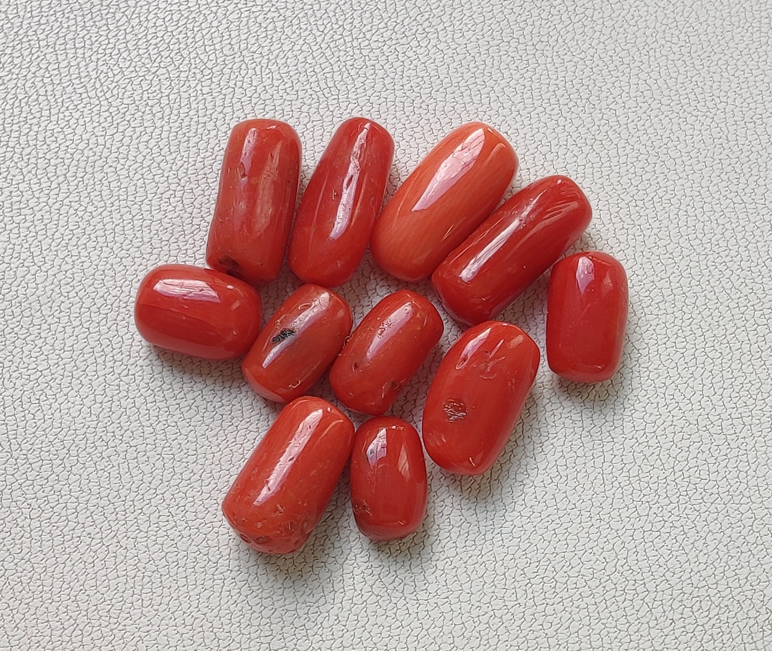 Gorgeous Red Coral Cabs, 100% Natural Italian Coral Gemstone, Red Coral ...