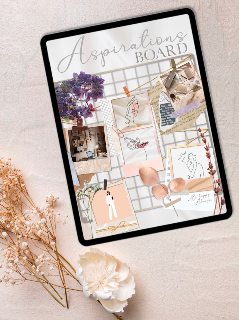 Digital Scrapbooking Sticker Pack Vol. 1, Goodnotes Mood Board ...
