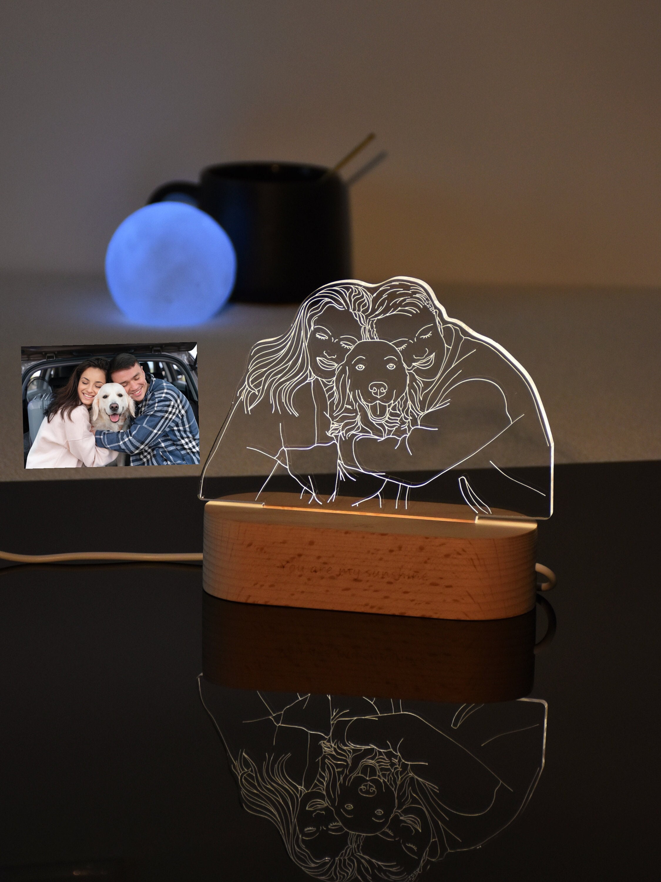 Personalized Photo Lamp Custom 3D Light Gift Custom 3D Lamp - Etsy UK