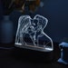 Personalized 3D Photo Lamp, Photo Engraving, 3D Lamp Night Light ...