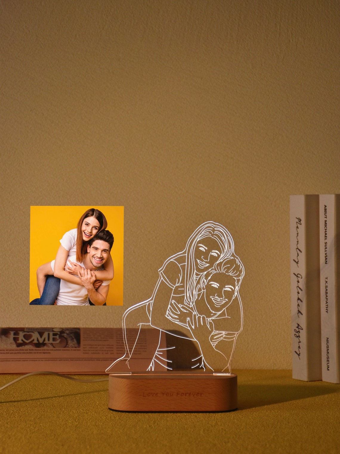 Custom Photo Lampcustom 3D Lamp Giftpersonalized Lamp Night - Etsy