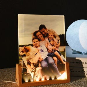 Custom Photo Led Lamp, Wedding Gift Photo LED Light, Photo Night Light ...