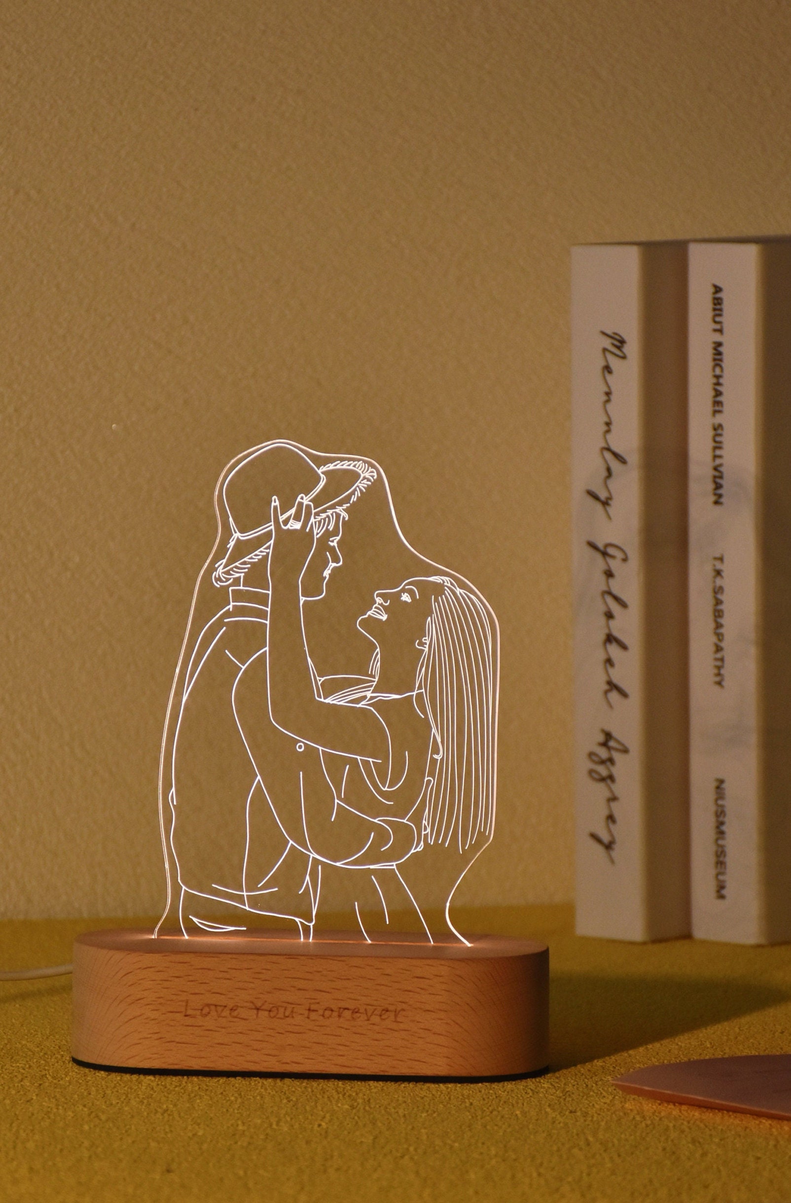 Custom 3D Photo Lamp Personalized Photo Light Wedding - Etsy UK