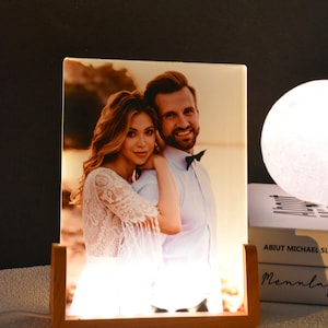 Custom Photo Led Lamp, Wedding Gift Photo LED Light, Photo Night Light ...
