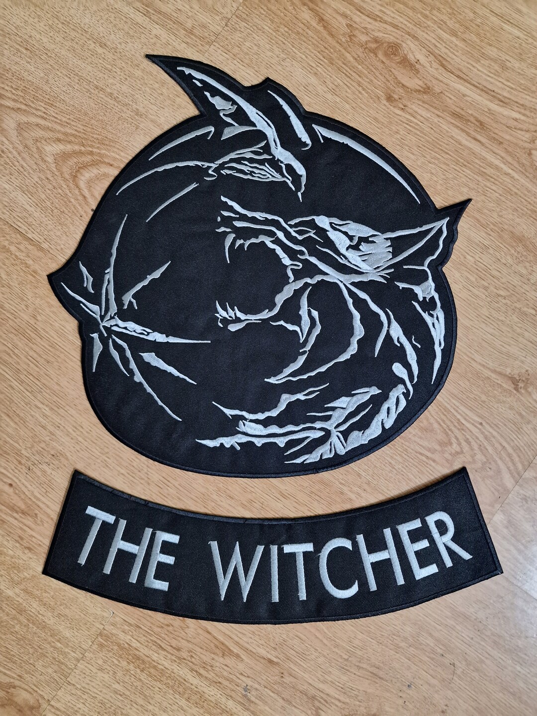 The Witcher Embroidery Patches Set for Back of Jacket and Vest - Etsy