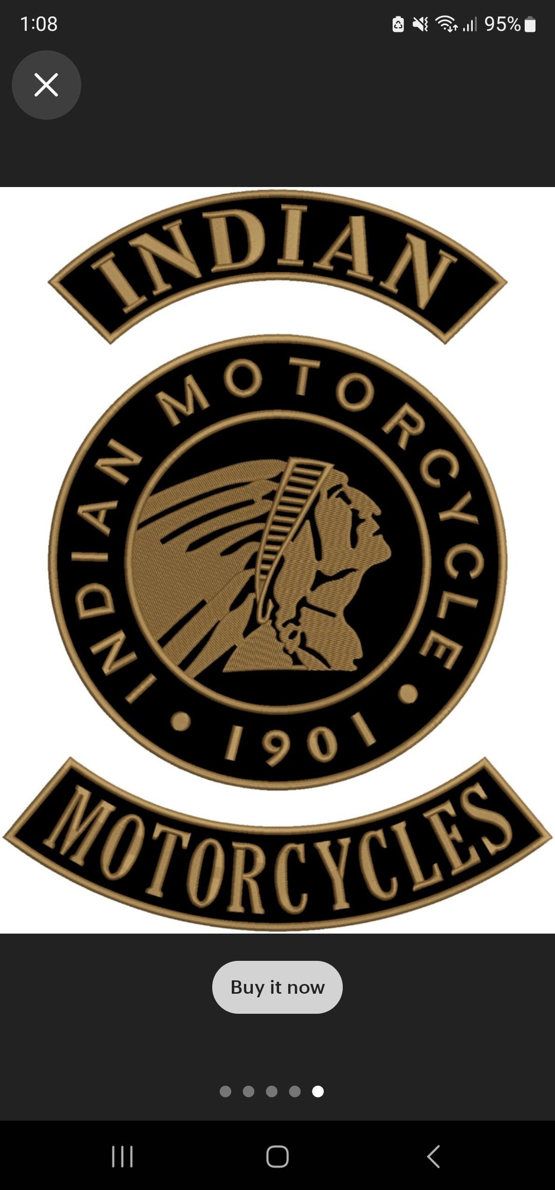 Indian Motorcycle Club 1901 35 Cm Iron on Choose One Colour - Etsy